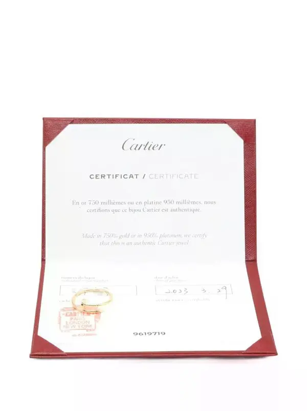 Cartier 18k Yellow Juste Un Clou Ring - Gold