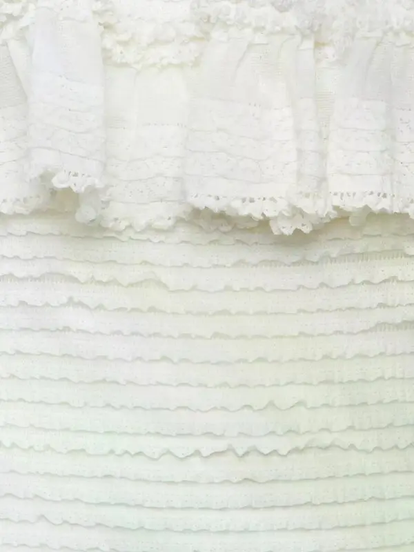 Simkhai Off-shoulder Ruffled Maxi Dress - White