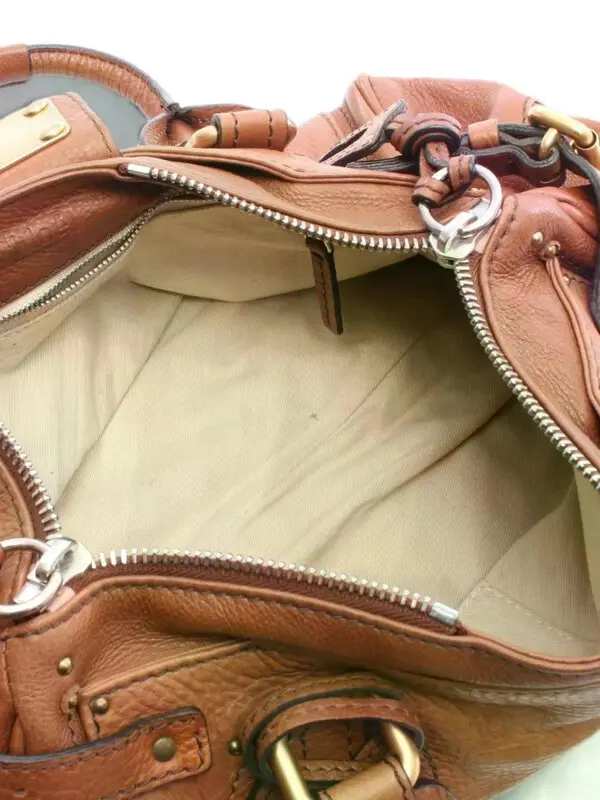 Chloé Paddington Padlock Tote Bag - Brown