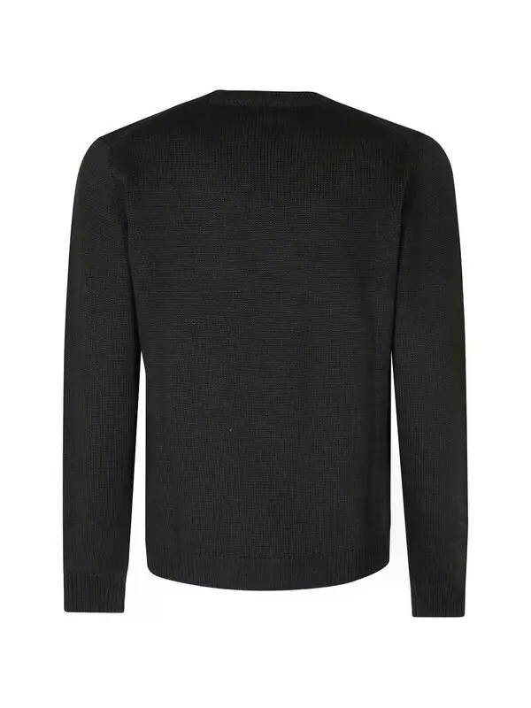 ROBERTO COLLINA Ribbed-knit Crew-neck Sweater