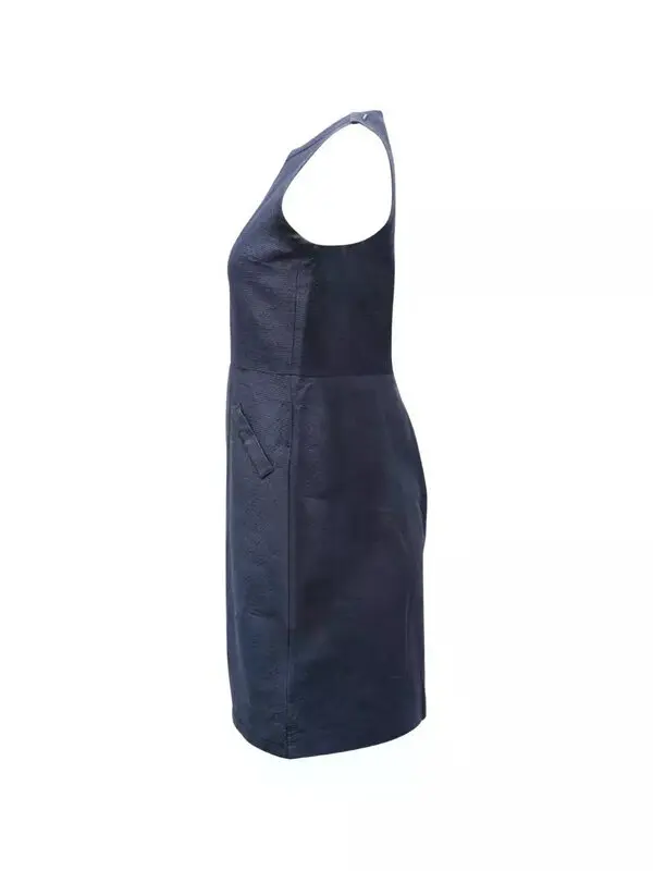 Max Mara Halterneck Sleeveless Textured Dress