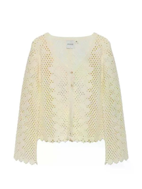 Posse Saskia Crochet-knit Cardigan