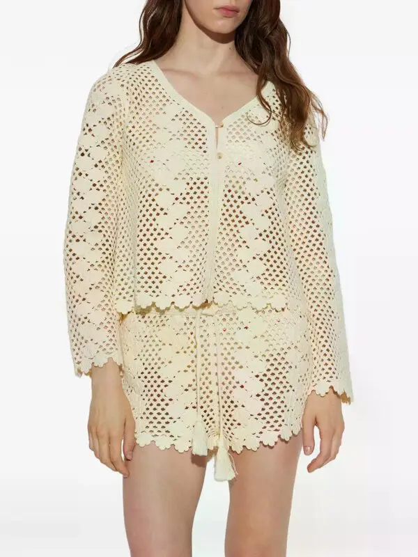 Posse Saskia Crochet-knit Cardigan