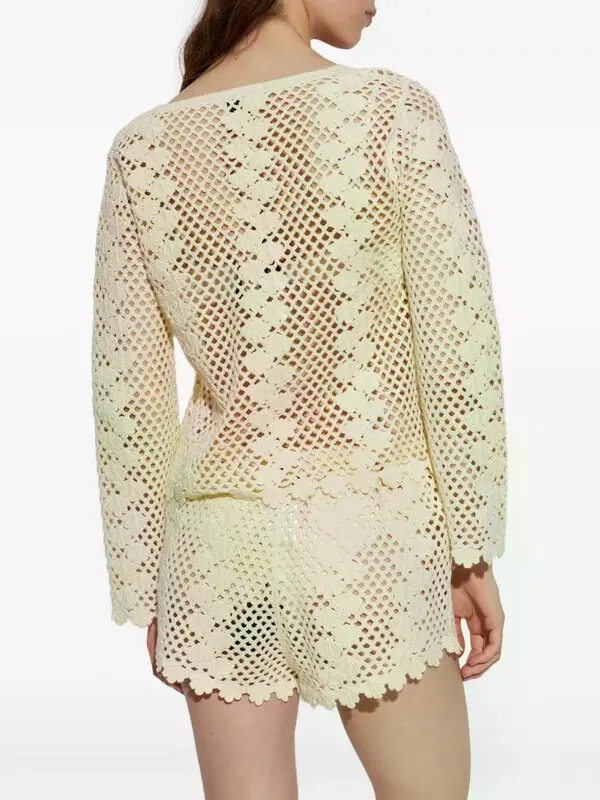 Posse Saskia Crochet-knit Cardigan