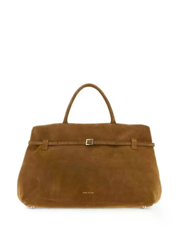Manu Atelier Le Cambon 40 Suede Handbag