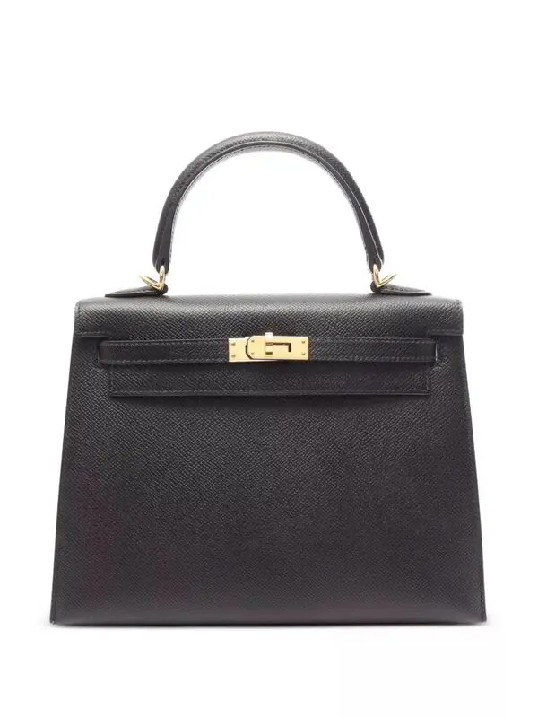 Hermès 2021 25 Kelly Two-way Handbag - Black