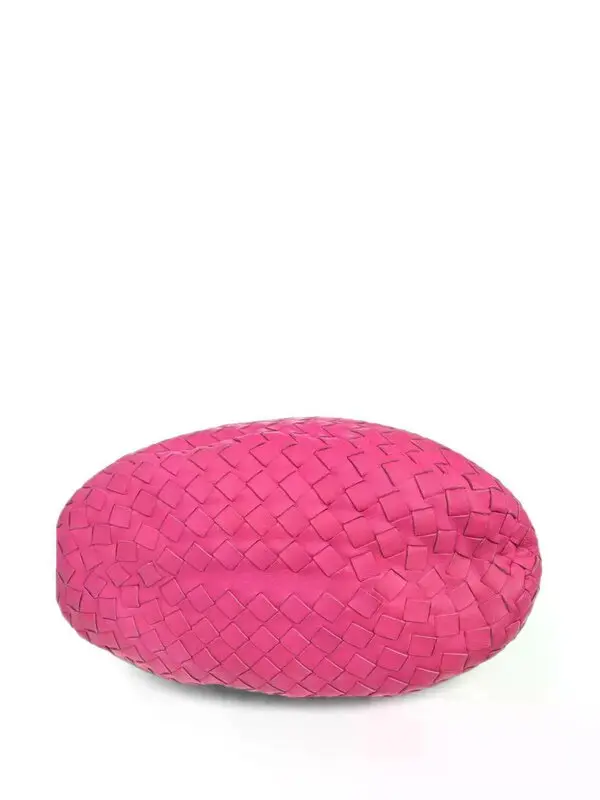 Bottega Veneta 2010s Intrecciato Shoulder Bag - Pink