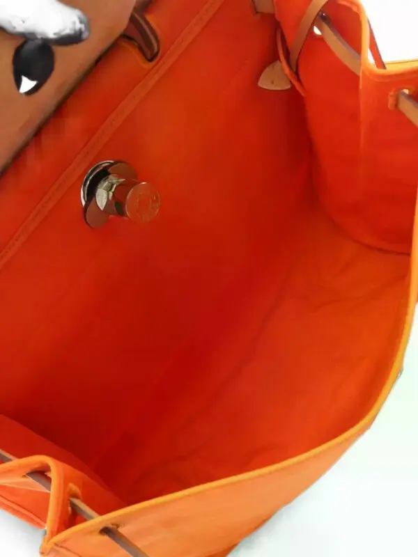 Hermès 2012 Mm Herbag Zip Handbag - Orange