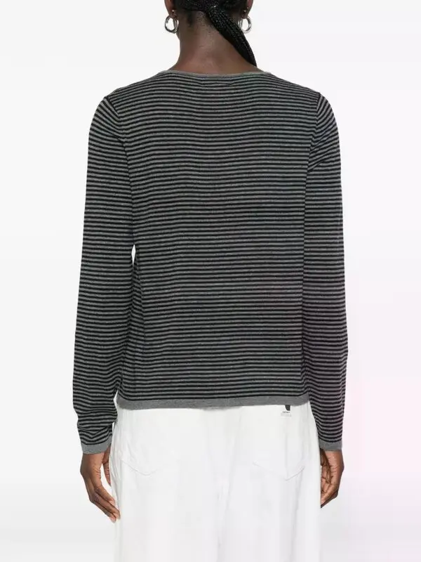 YERSE Striped Cotton T-shirt