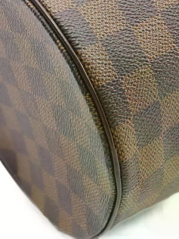 LOUIS VUITTON 2005 30 Papillon Damier Ebene Canvas Tote Bag - Brown