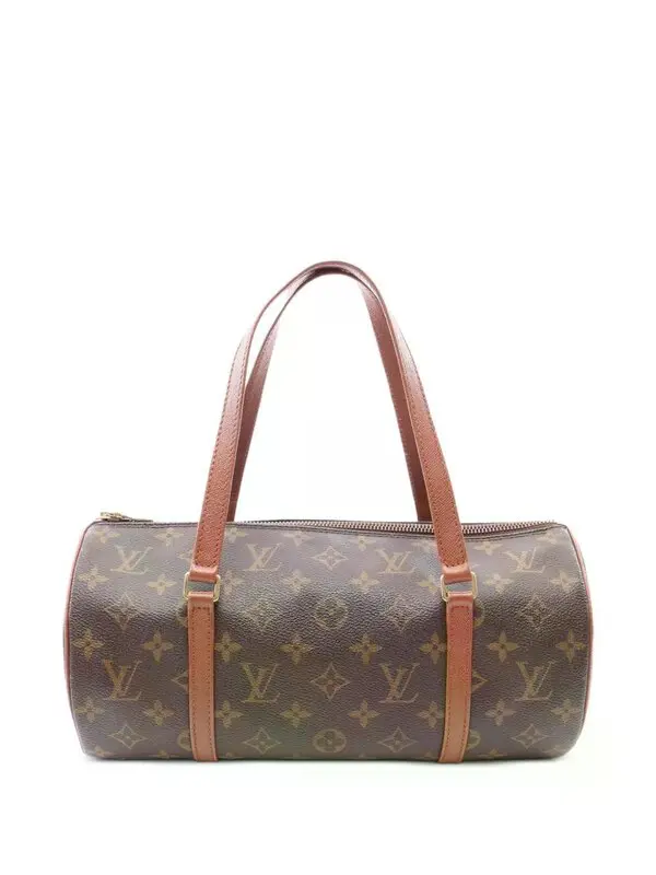 LOUIS VUITTON Monogram Papillon Shoulder Bag - Brown