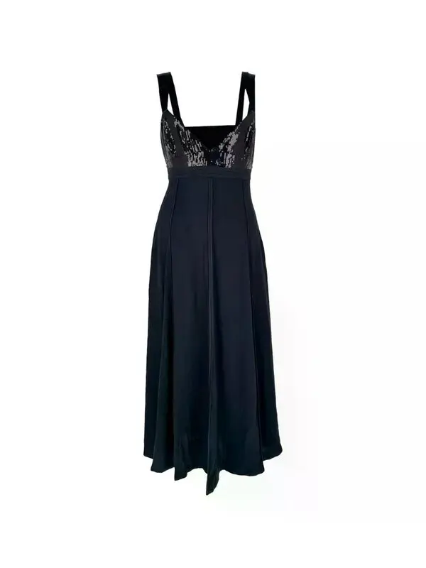 JASON WU Sequin Bustier Midi Dress