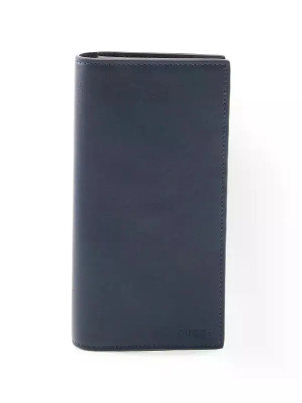 Gucci 2010s Gg Emblem Bi-fold Wallet - Blue