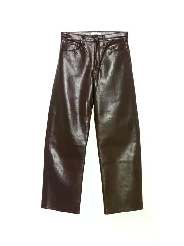AGOLDE Coated Wide-leg Trousers