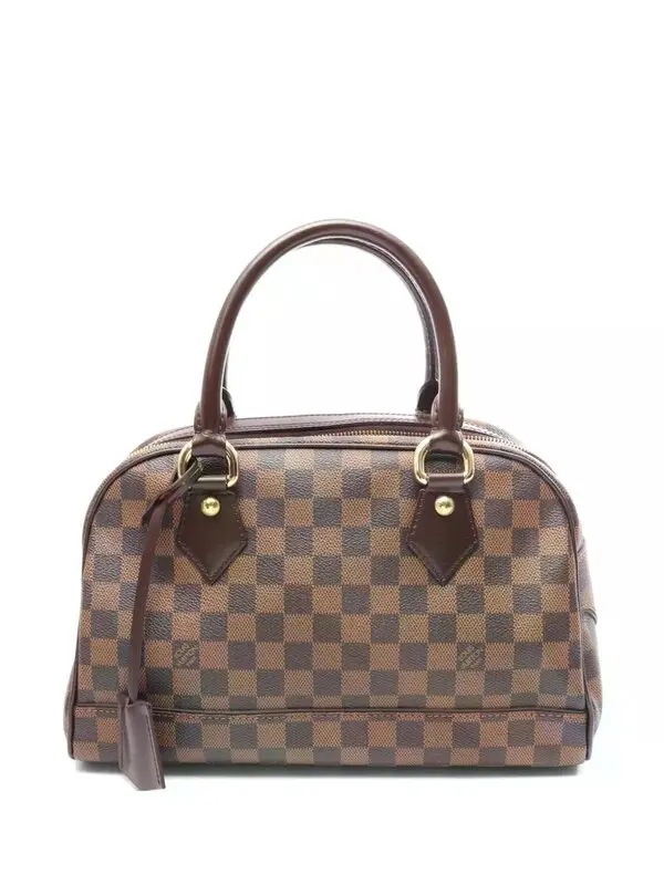 LOUIS VUITTON Duomo Damier Ebene Tote Bag - Brown