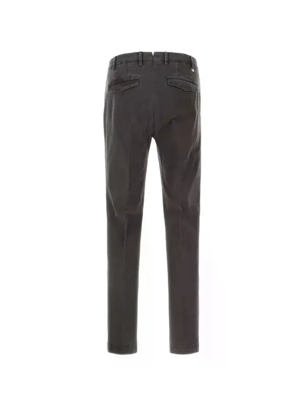 PT TORINO Belt-loop Washed Trousers - Grey