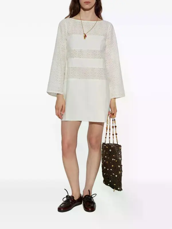 Posse Harriet Broderie-anglaise Mini Dress