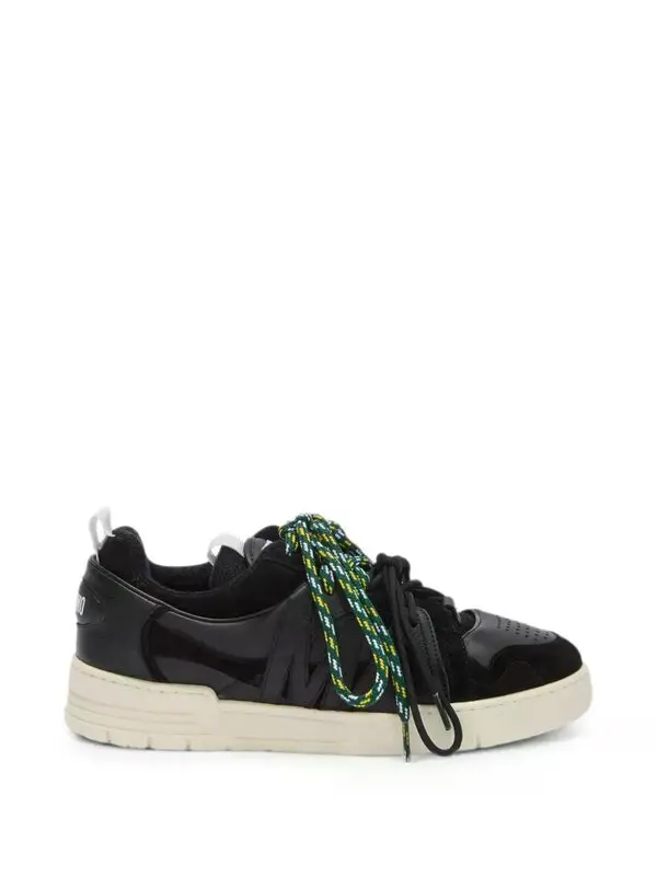 Moschino Panelled Lace-up Sneakers