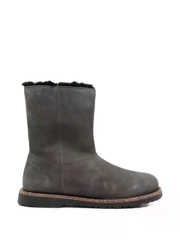 BIRKENSTOCK Uppsala Suede Zip Up Boots - Grey
