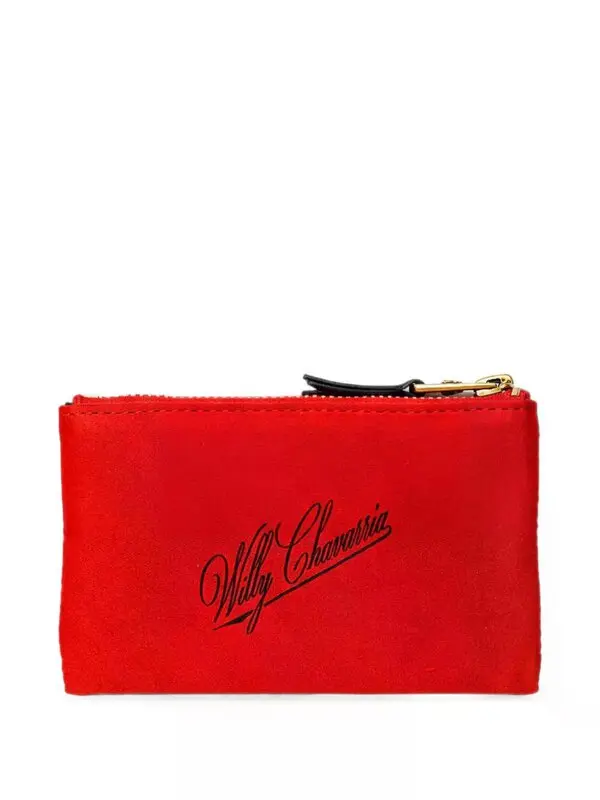 WILLY CHAVARRIA Label Logo-print Wallet