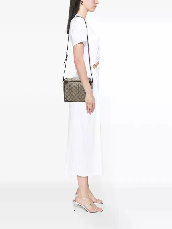 Gucci Gg Supreme Soft Trunk Crossbody Bag