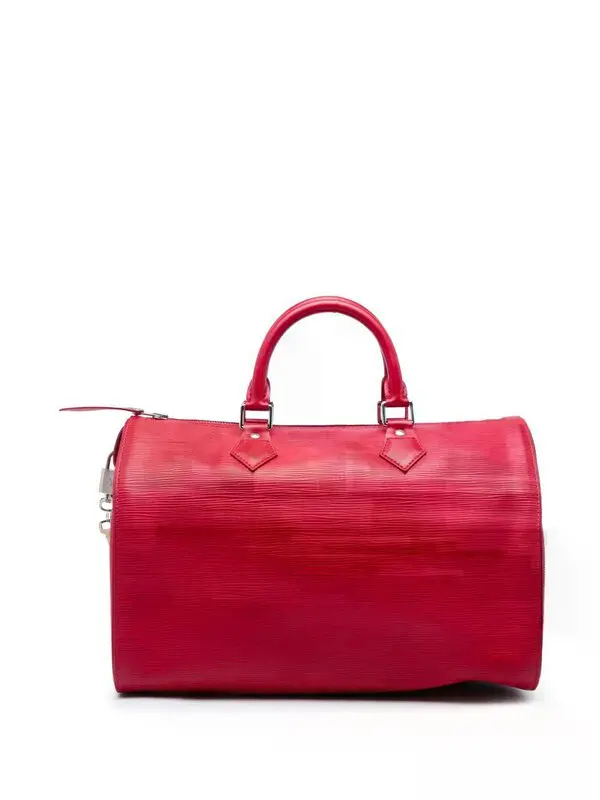 LOUIS VUITTON Epi Speedy 35 Boston Bag - Red