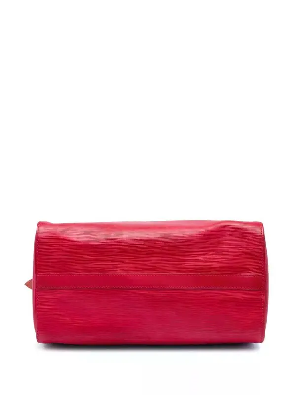 LOUIS VUITTON Epi Speedy 35 Boston Bag - Red