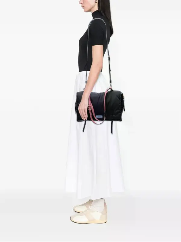 Prada 2017 Tessuto Etiquette Satchel