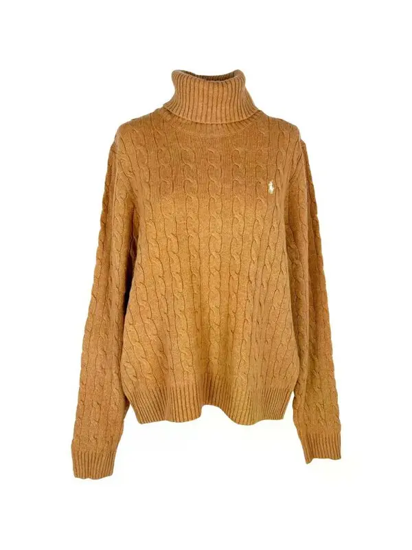 Ralph Lauren Cable-knit Turtleneck Sweater - Neutrals