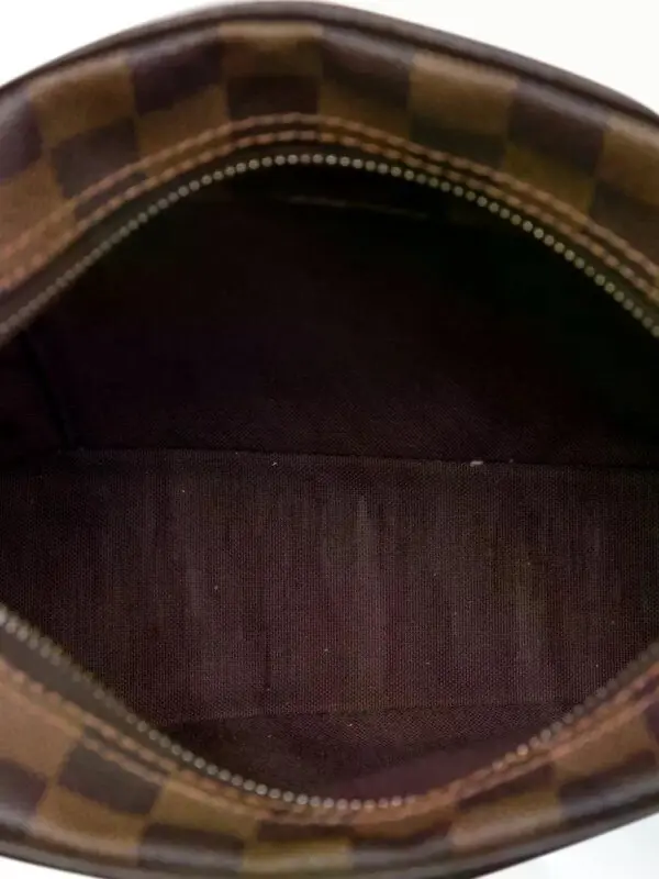 LOUIS VUITTON 2008 Damier Ebene Olav Pm Crossbody Bag