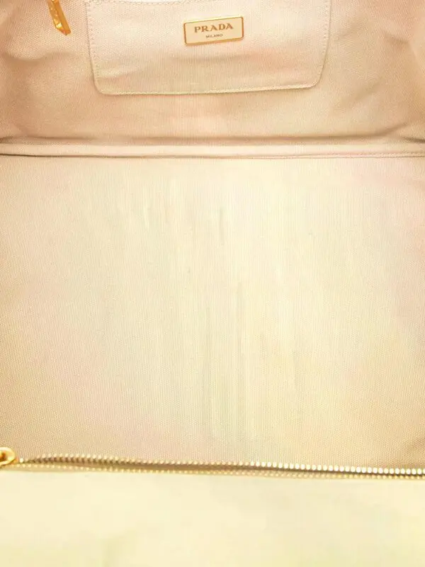 Prada 2013-2026 Large Canvas Canapa Bijoux Satchel