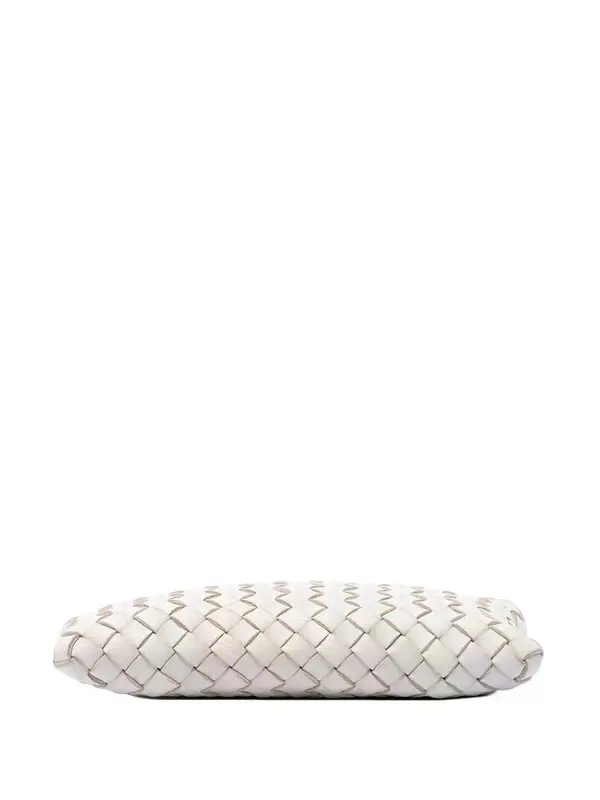 Bottega Veneta Nappa Intrecciato Pouch On Strap Cross Body Pouch - White