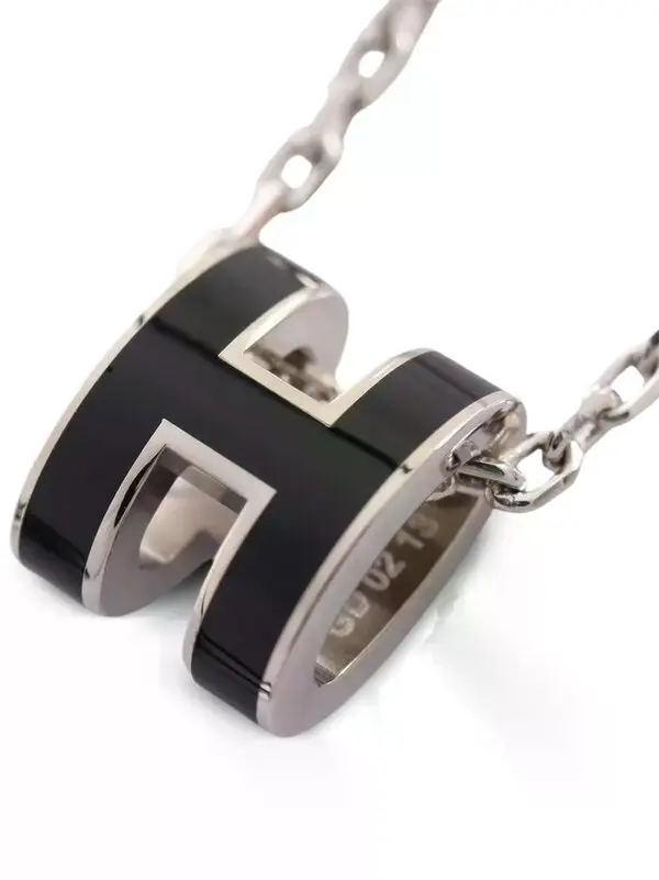Hermès Mini Pop H Necklace - Silver