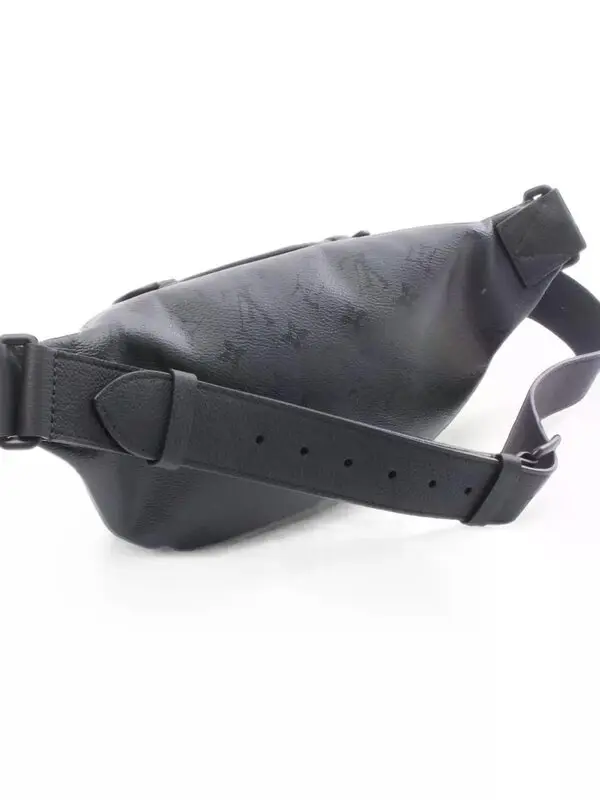 LOUIS VUITTON 2010s Monogram Midnight Leather Belt Bag