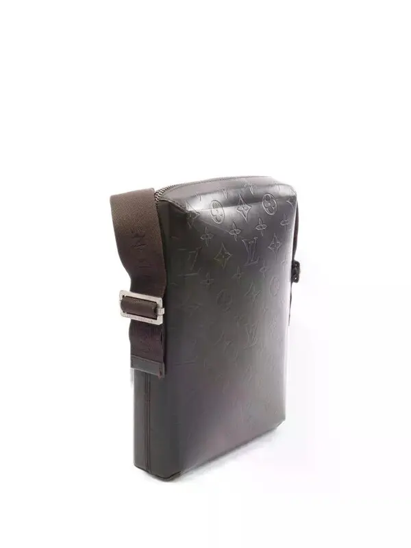 LOUIS VUITTON Monogram Glace Bobby Leather Messenger Bag - Brown