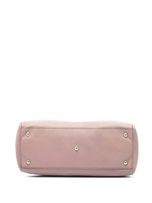 Gucci Calfskin Bamboo Shopper Satchel