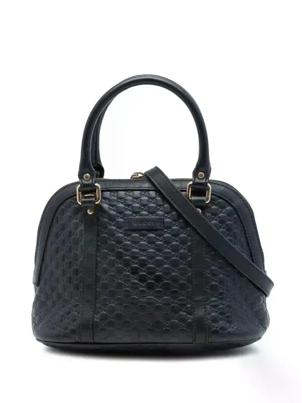Gucci Leather Dome Satchel