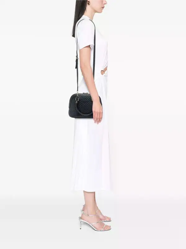 Gucci Leather Dome Satchel