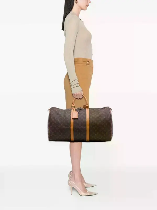 LOUIS VUITTON 1992 Monogram Keepall 55 Travel Bag