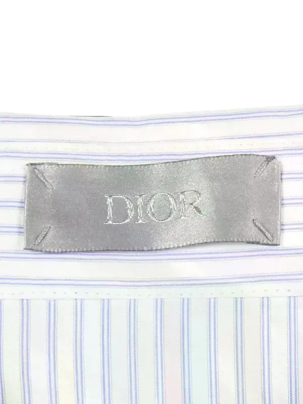 Dior 2010s Striped Logo-patch Shirt