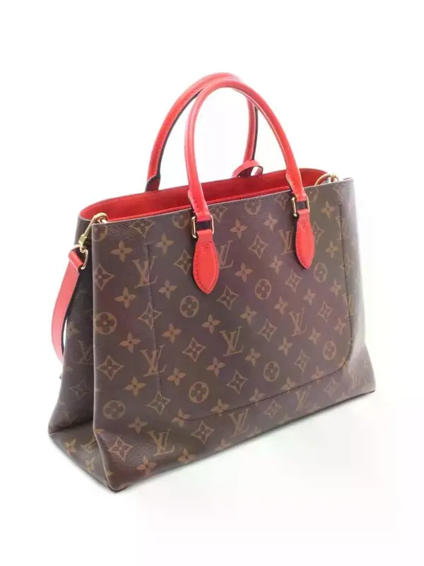 LOUIS VUITTON 2018 Monogram Flower Tote Bag - Brown