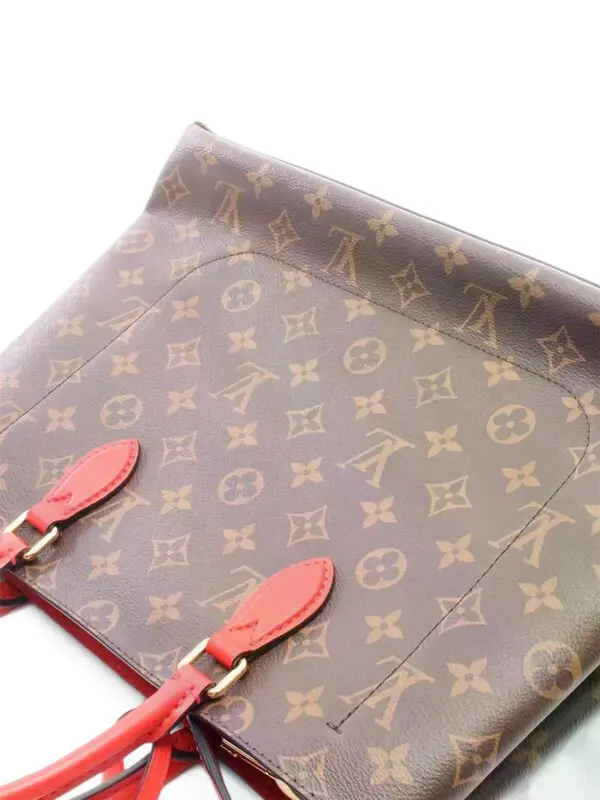 LOUIS VUITTON 2018 Monogram Flower Tote Bag - Brown