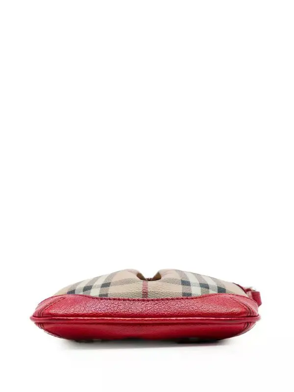 Burberry 2000-2017 Mini Haymarket Check Coated Canvas Hartham Crossbody Bag