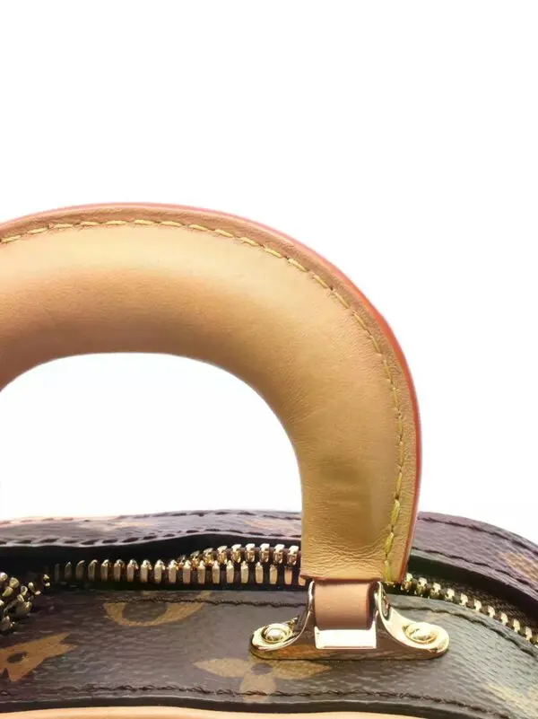 LOUIS VUITTON Vertical Monogram Canvas Valisette Tote Bag