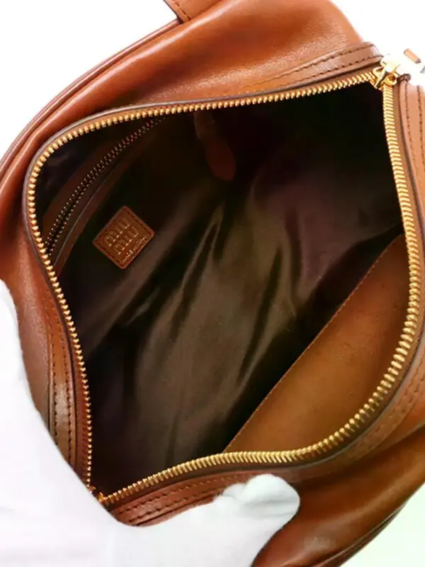 Miu Miu Vitello Antique Leather Handbag