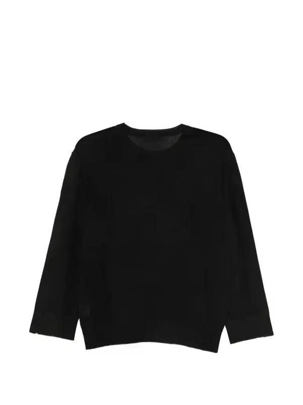 KANGRA Button-sleeve Fine Knit Sweater