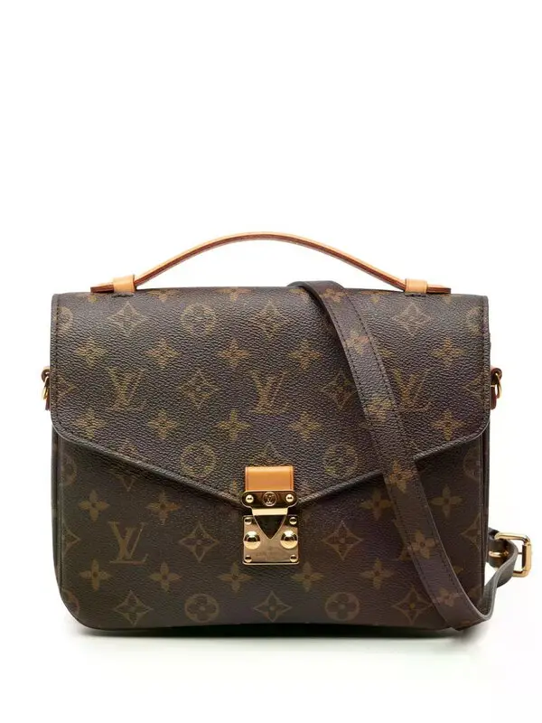 LOUIS VUITTON 2021 Monogram Pochette Metis Satchel