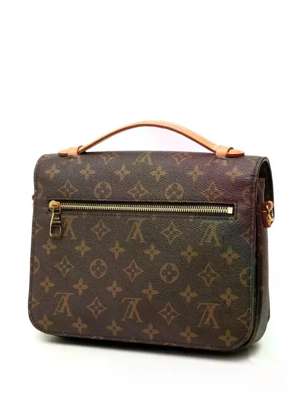LOUIS VUITTON 2021 Monogram Pochette Metis Satchel