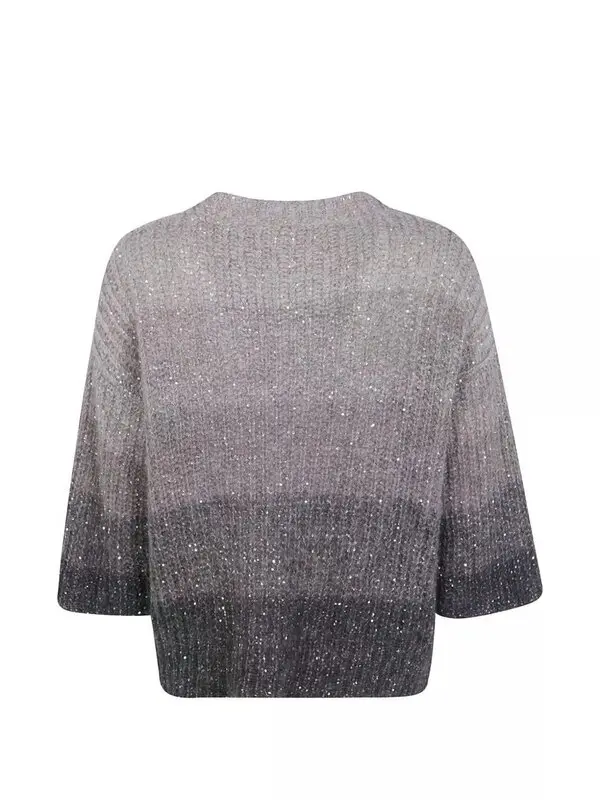 D.exterior Sequin-embellished Sweater