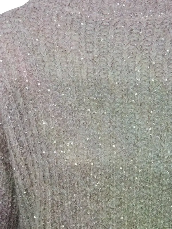 D.exterior Sequin-embellished Sweater